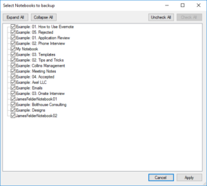 How to back up Evernote Business with Backupery for Evernote - Backupery